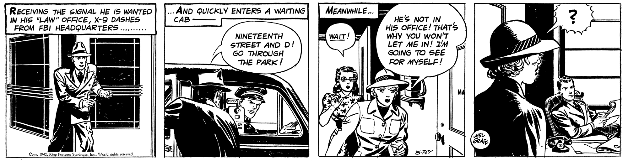 Secret Agent X-9 Comic Strip 1942-05-27 | Comics Kingdom