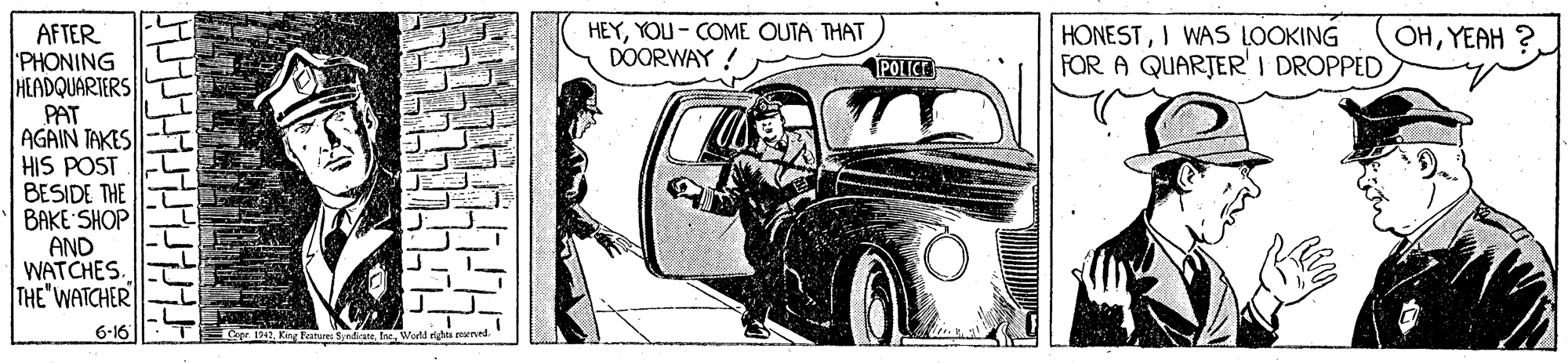 Radio Patrol Comic Strip 1942-06-16 | Comics Kingdom
