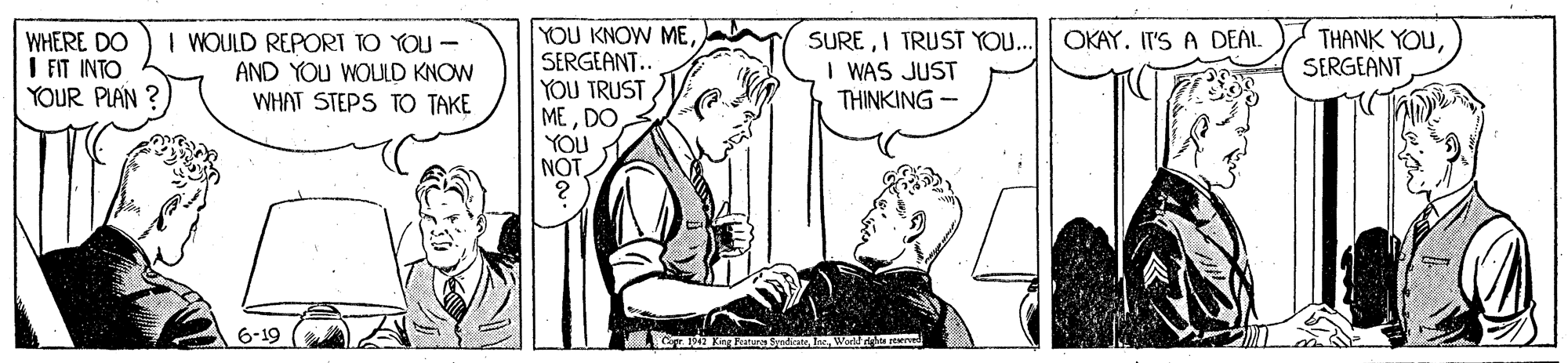 Radio Patrol Comic Strip 1942-06-19 | Comics Kingdom