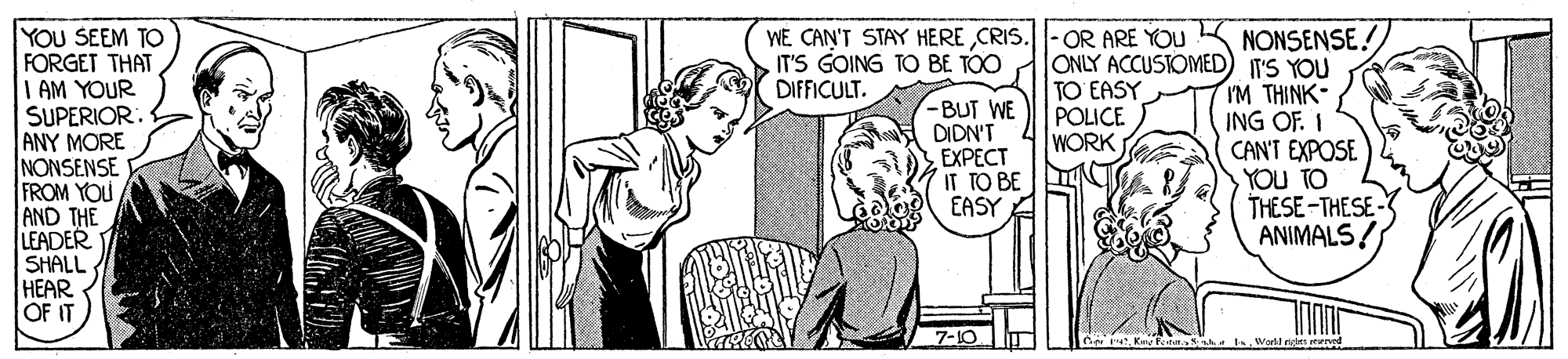 Radio Patrol Comic Strip 1942-07-10 | Comics Kingdom