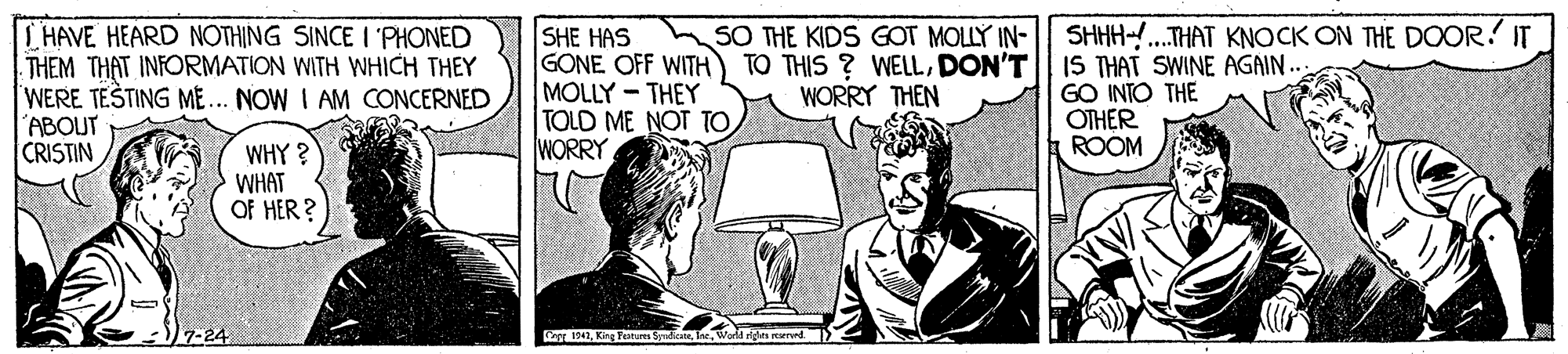 Radio Patrol Comic Strip 1942-07-24 | Comics Kingdom
