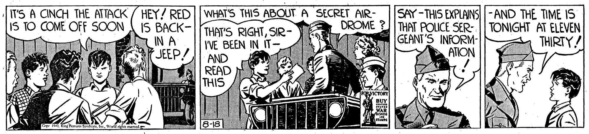 Radio Patrol Comic Strip 1942-08-18 | Comics Kingdom