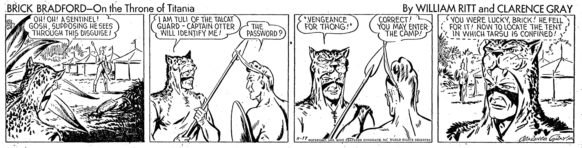 Brick Bradford Comic Strip 1942-11-17 | Comics Kingdom