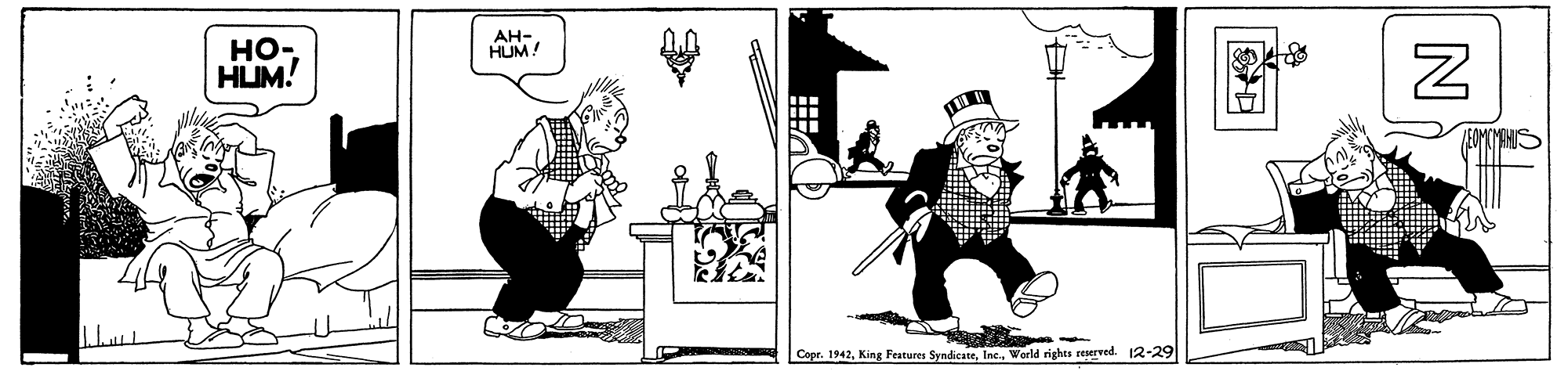 Bringing Up Father Comic Strip 1942-12-29 | Comics Kingdom