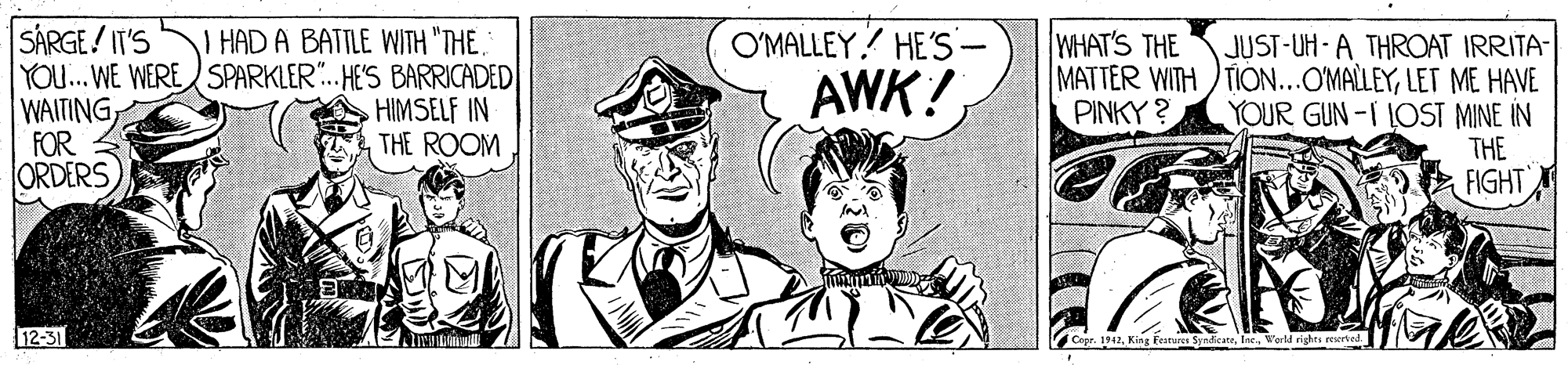 Radio Patrol Comic Strip 1942-12-31 | Comics Kingdom