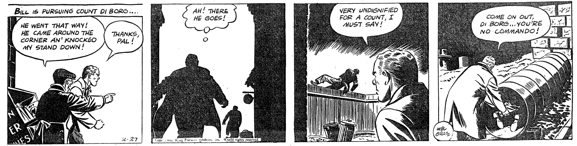 Secret Agent X-9 Comic Strip 1943-02-27 | Comics Kingdom