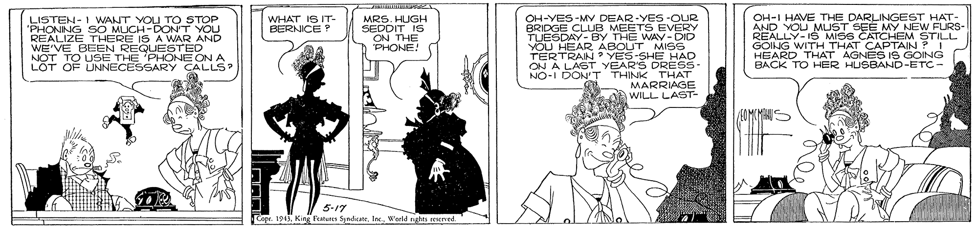 Bringing Up Father Comic Strip 1943-05-17 | Comics Kingdom