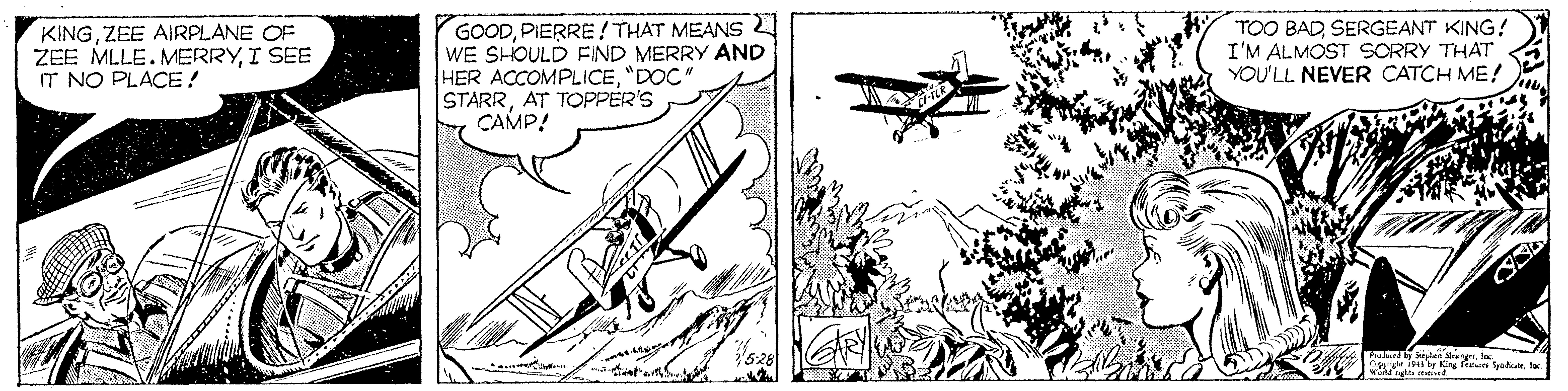 King of the Royal Mounted Comic Strip 1943-05-28 | Comics Kingdom