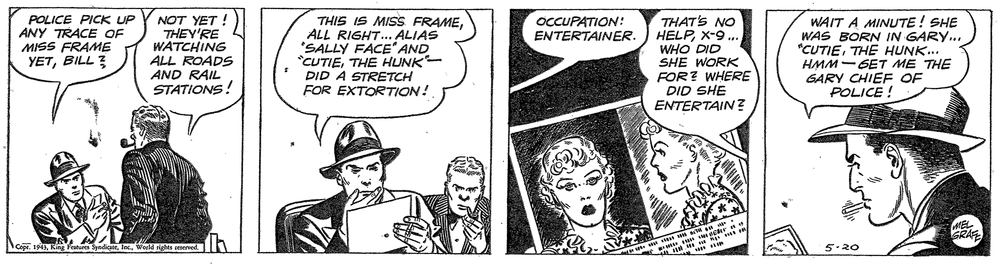 Secret Agent X-9 Comic Strip 1943-05-20 | Comics Kingdom