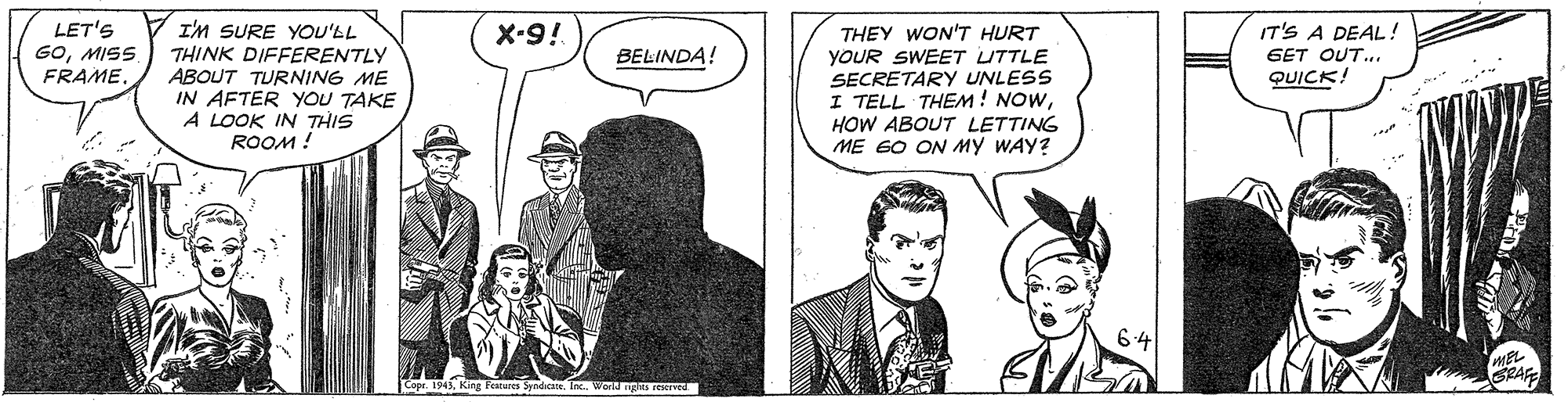 Secret Agent X-9 Comic Strip 1943-06-04 | Comics Kingdom