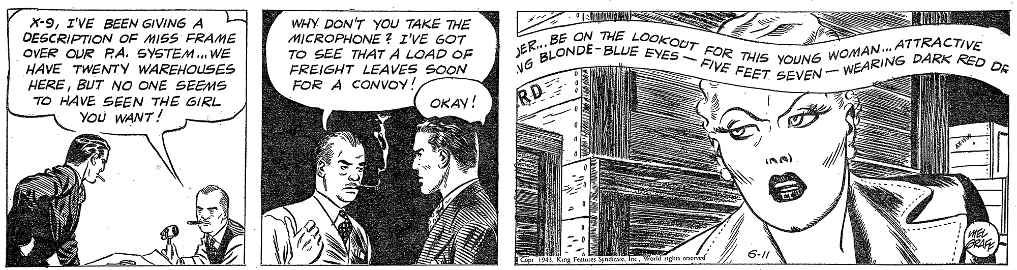 Secret Agent X-9 Comic Strip 1943-06-11 | Comics Kingdom