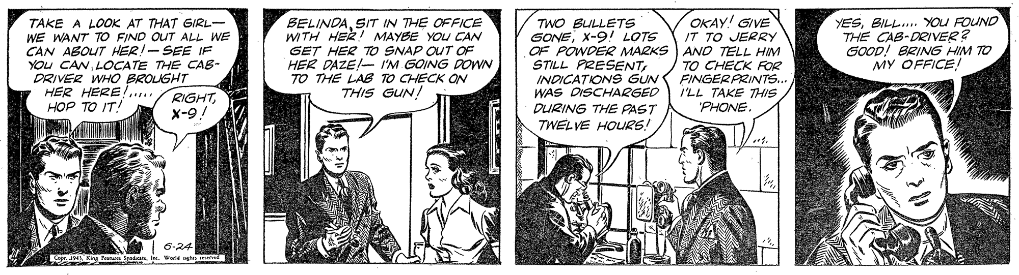 Secret Agent X-9 Comic Strip 1943-06-24 | Comics Kingdom