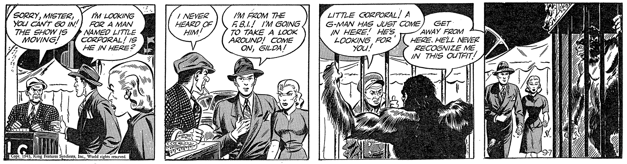 Secret Agent X-9 Comic Strip 1943-09-07 | Comics Kingdom