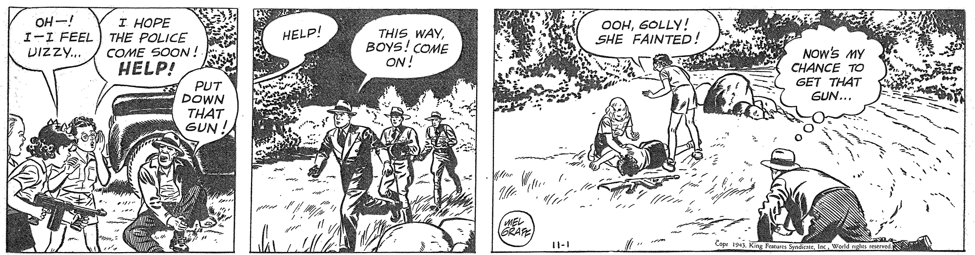 Secret Agent X-9 Comic Strip 1943-11-01 | Comics Kingdom