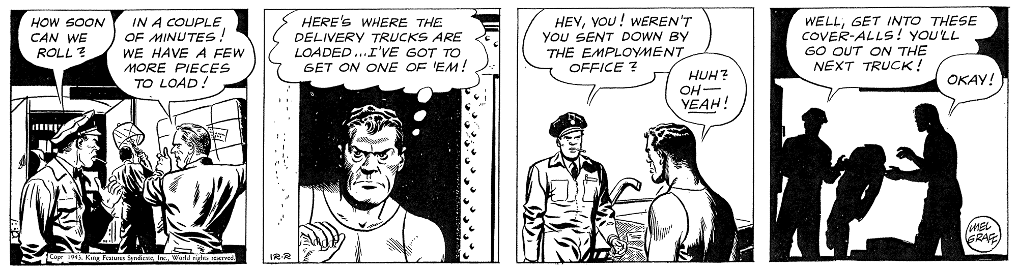 Secret Agent X-9 Comic Strip 1943-12-02 | Comics Kingdom