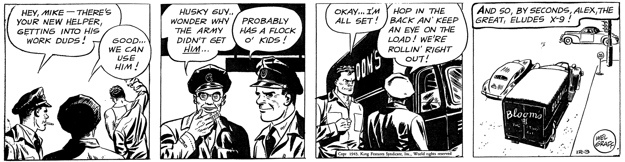 Secret Agent X-9 Comic Strip 1943-12-03 | Comics Kingdom
