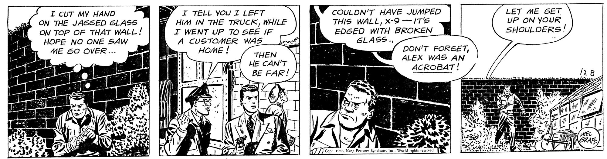 Secret Agent X-9 Comic Strip 1943-12-08 | Comics Kingdom
