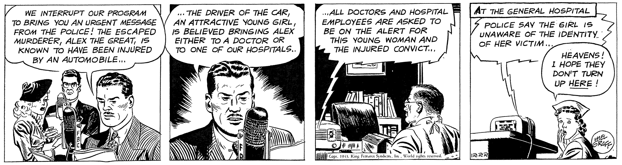 Secret Agent X-9 Comic Strip 1943-12-22 | Comics Kingdom