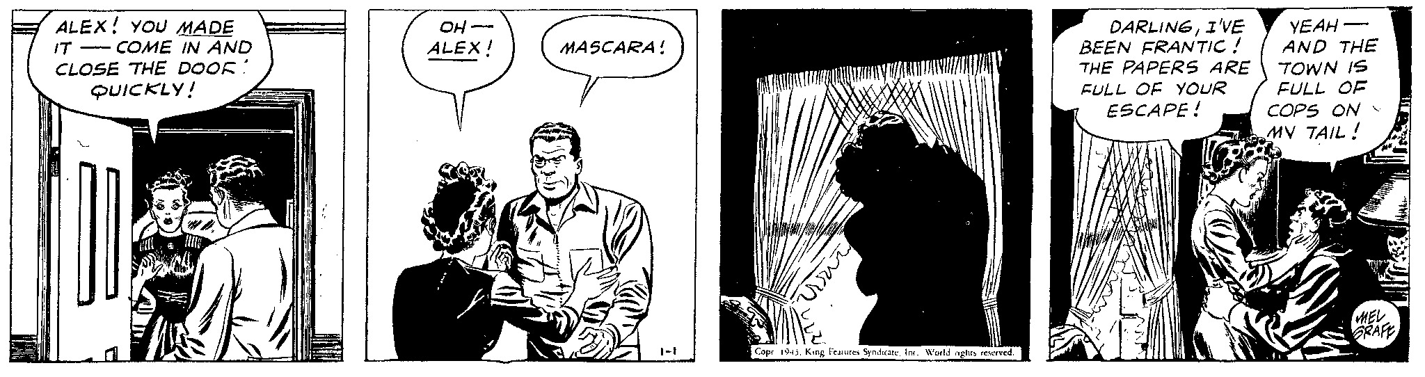 Secret Agent X-9 Comic Strip 1944-01-01 | Comics Kingdom