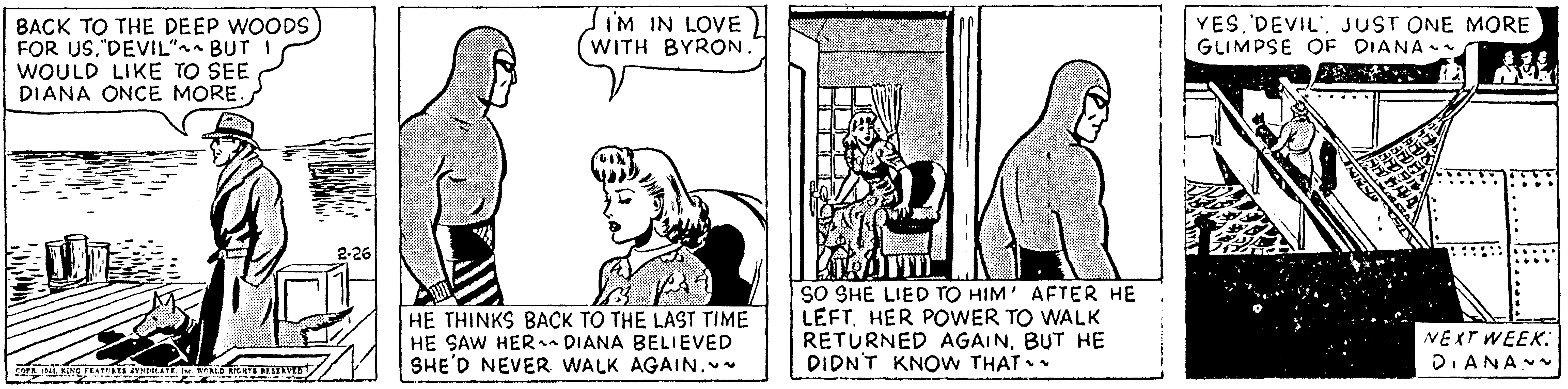 The Phantom Comic Strip 1944-02-26 | Comics Kingdom