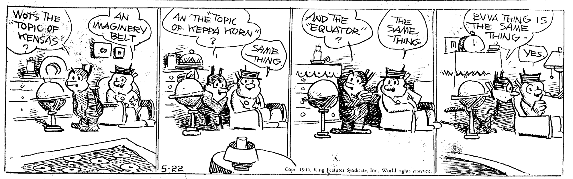 Krazy Kat Comic Strip 1944-05-22 | Comics Kingdom