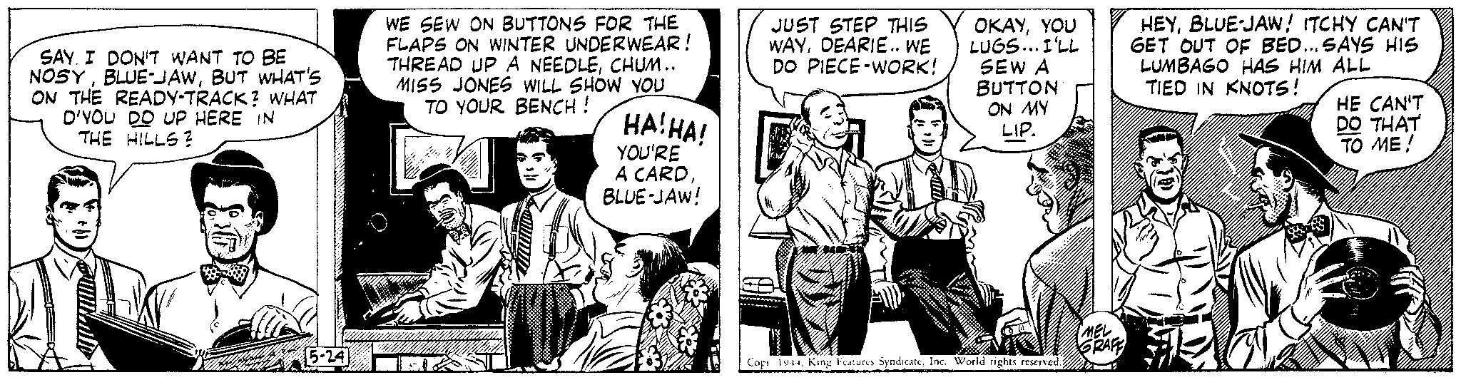 Secret Agent X-9 Comic Strip 1944-05-24 | Comics Kingdom