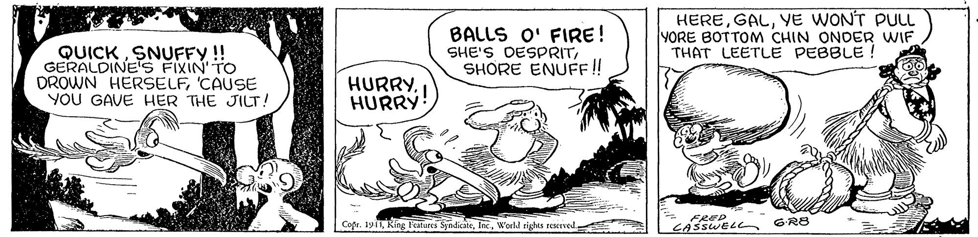 Barney Google And Snuffy Smith Comic Strip 1944-06-28 | Comics Kingdom