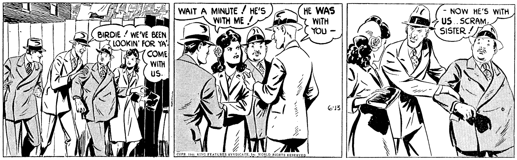 Radio Patrol Comic Strip 1944-06-13 | Comics Kingdom