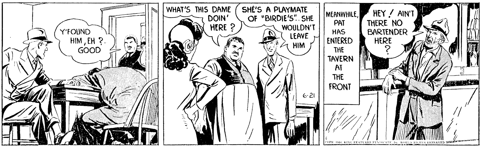 Radio Patrol Comic Strip 1944-06-21 | Comics Kingdom
