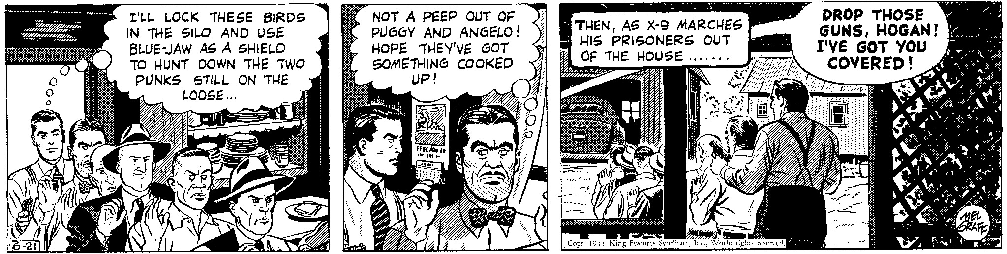 Secret Agent X-9 Comic Strip 1944-06-21 | Comics Kingdom