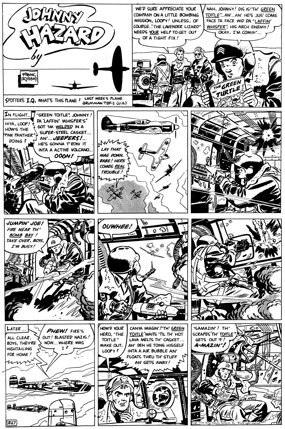 Johnny Hazard Comic Strip 1944-08-27 | Comics Kingdom