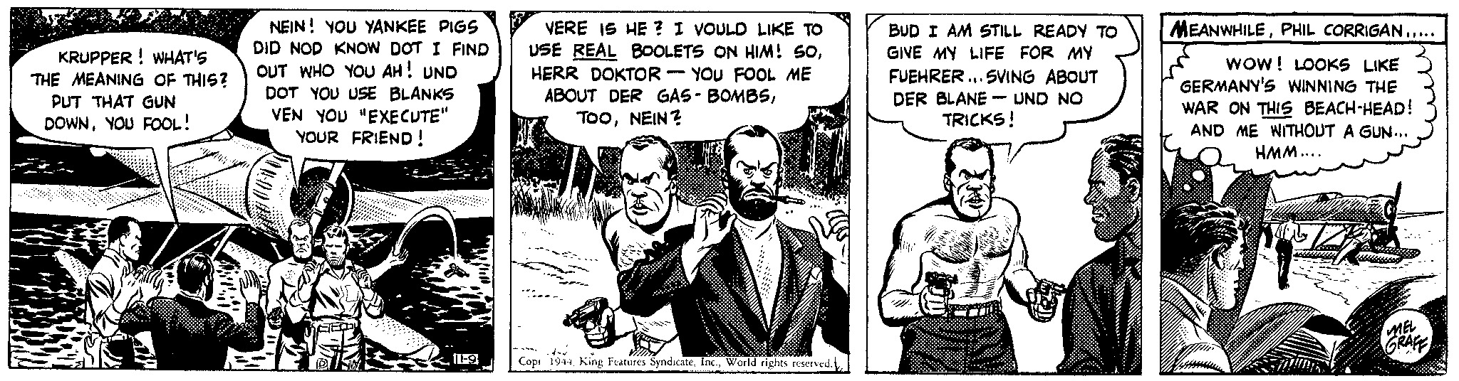 Secret Agent X-9 Comic Strip 1944-11-09 | Comics Kingdom