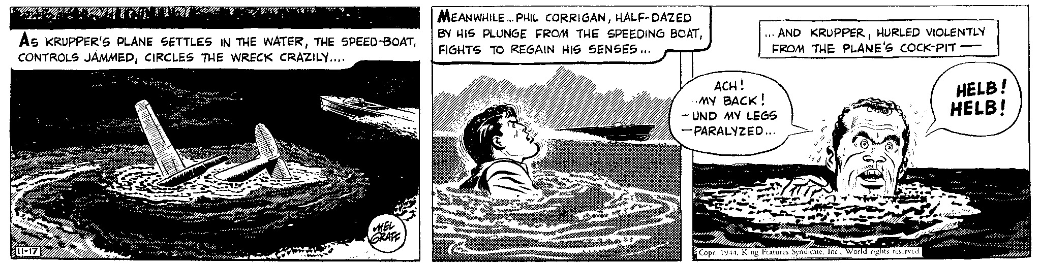 Secret Agent X-9 Comic Strip 1944-11-17 | Comics Kingdom