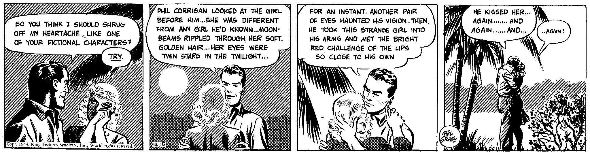 Secret Agent X-9 Comic Strip 1944-12-15 | Comics Kingdom