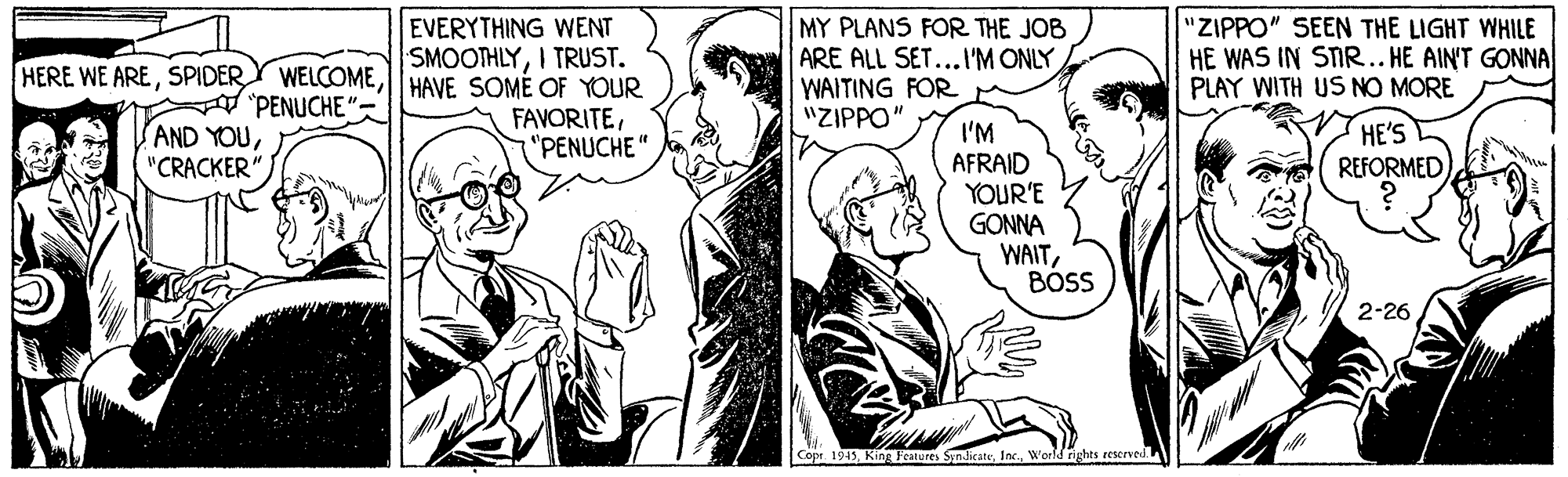 Radio Patrol Comic Strip 1945-02-26 | Comics Kingdom