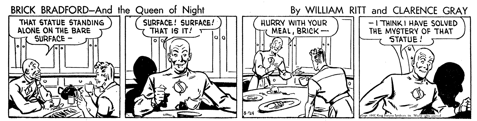 Brick Bradford Comic Strip 1945-03-24 | Comics Kingdom