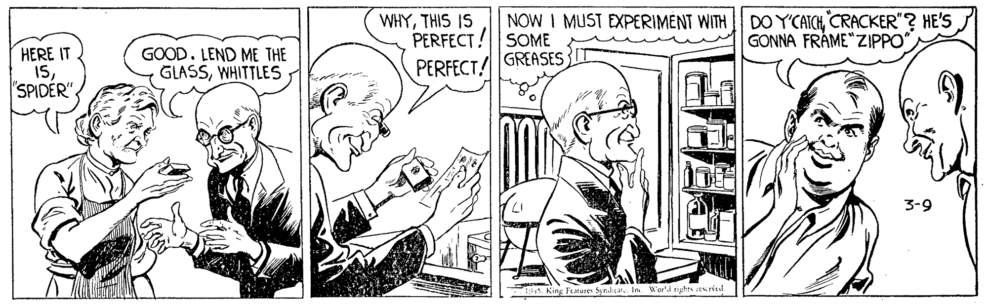 Radio Patrol Comic Strip 1945-03-09 | Comics Kingdom