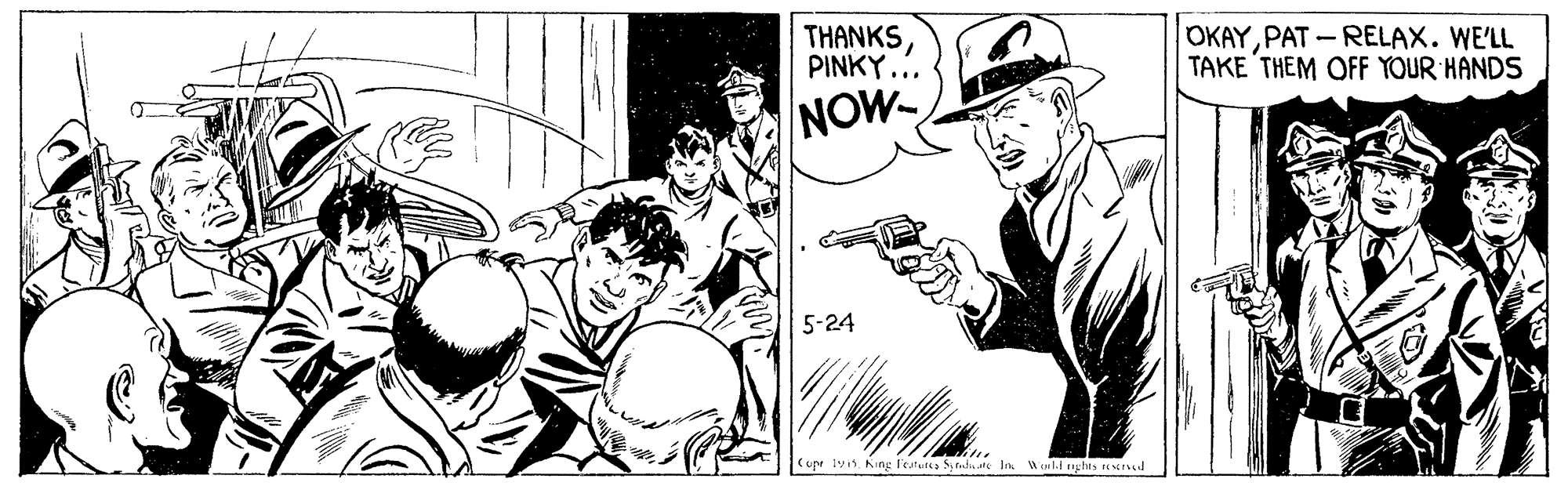 Radio Patrol Comic Strip 1945-05-24 | Comics Kingdom