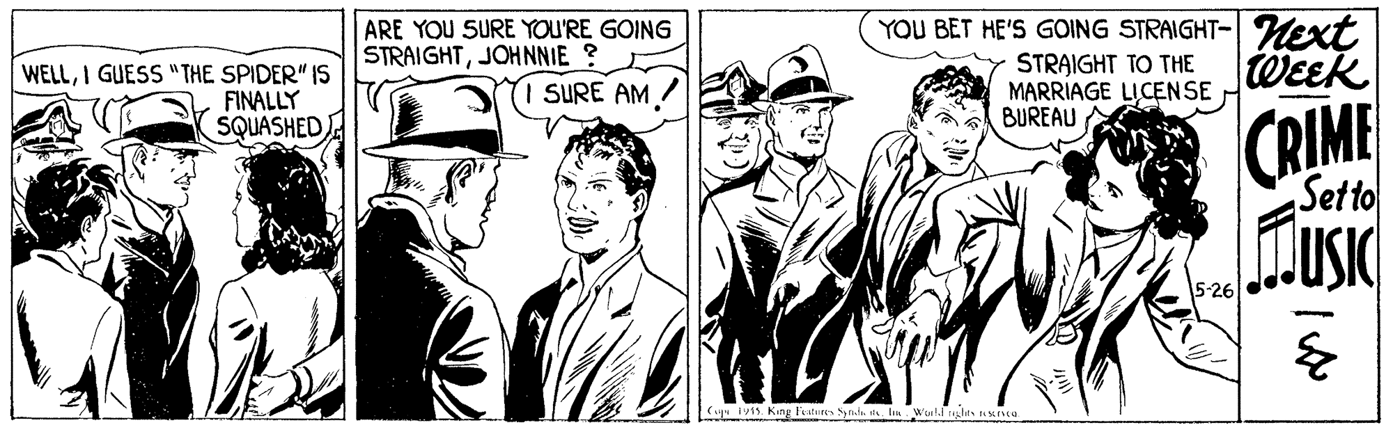 Radio Patrol Comic Strip 1945-05-26 | Comics Kingdom