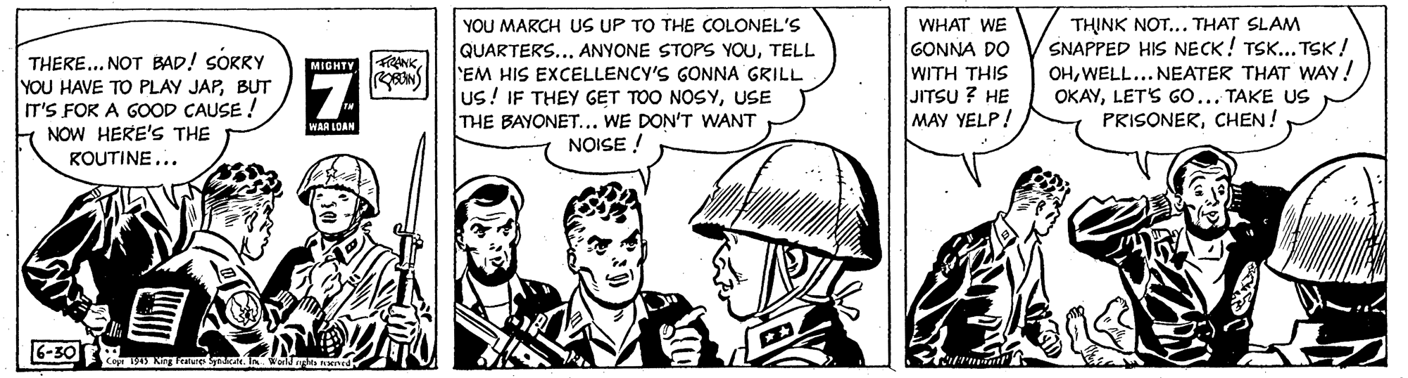 Johnny Hazard Comic Strip 1945-06-30 | Comics Kingdom