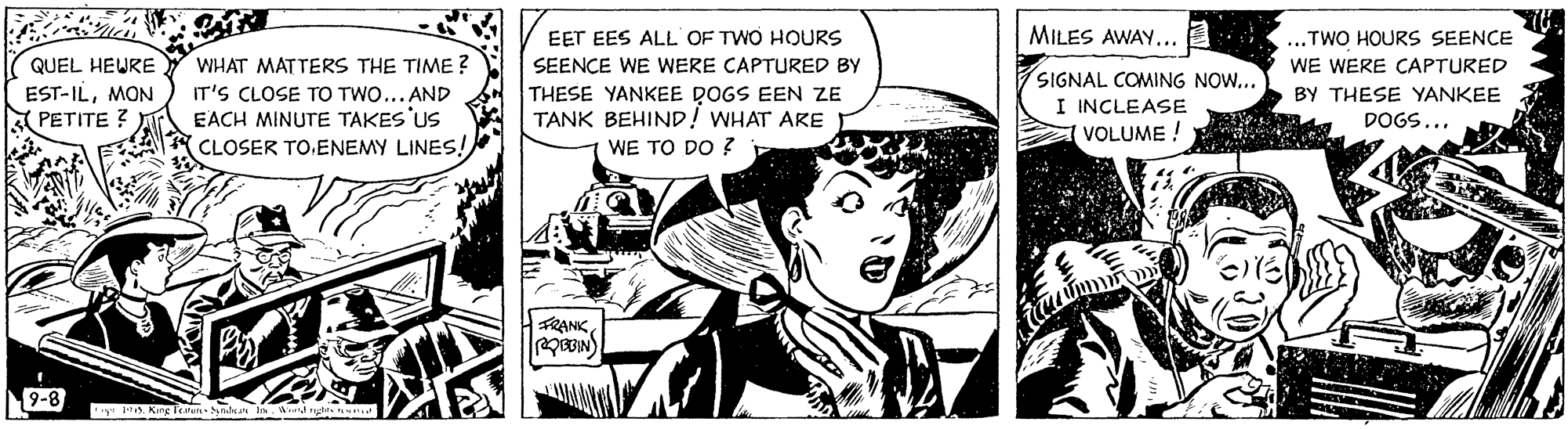 Johnny Hazard Comic Strip 1945-09-08 | Comics Kingdom