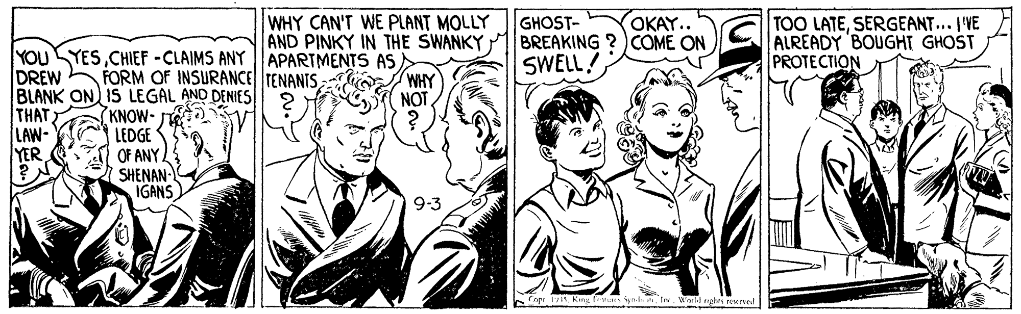 Radio Patrol Comic Strip 1945-09-03 | Comics Kingdom