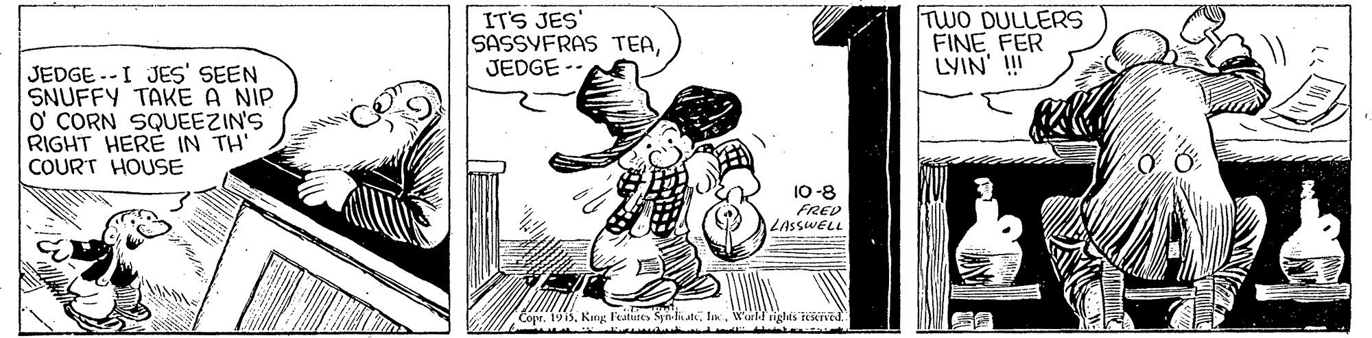 Barney Google And Snuffy Smith Comic Strip 1945-10-08 | Comics Kingdom