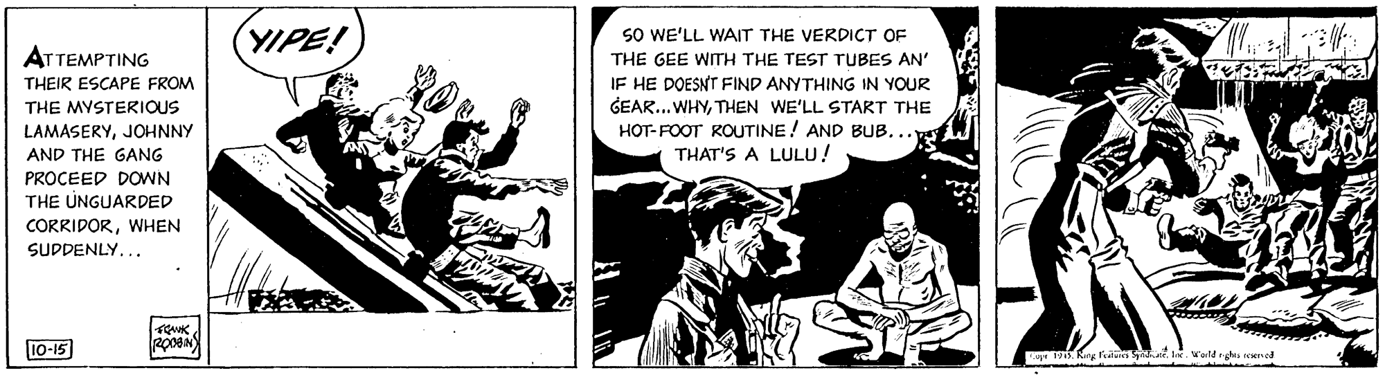 Johnny Hazard Comic Strip 1945-10-15 | Comics Kingdom