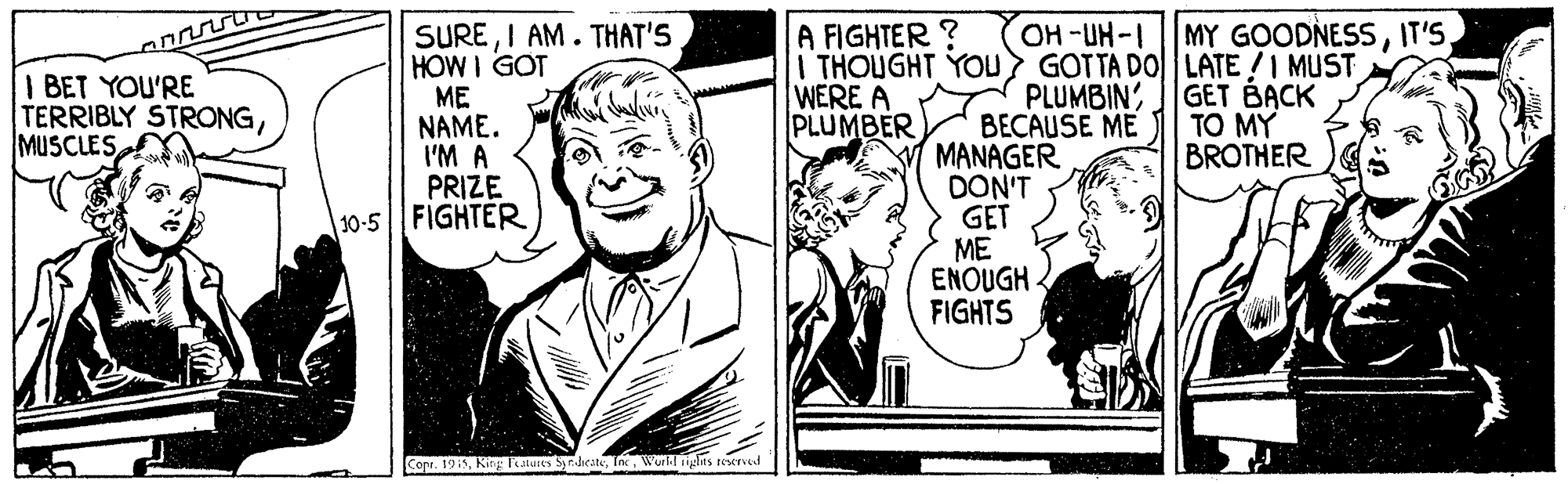 Radio Patrol Comic Strip 1945-10-05 | Comics Kingdom