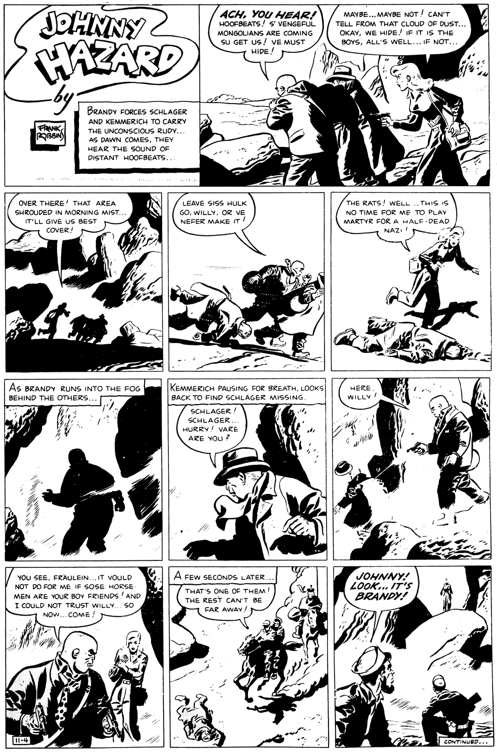 Johnny Hazard Comic Strip 1945-11-04 | Comics Kingdom
