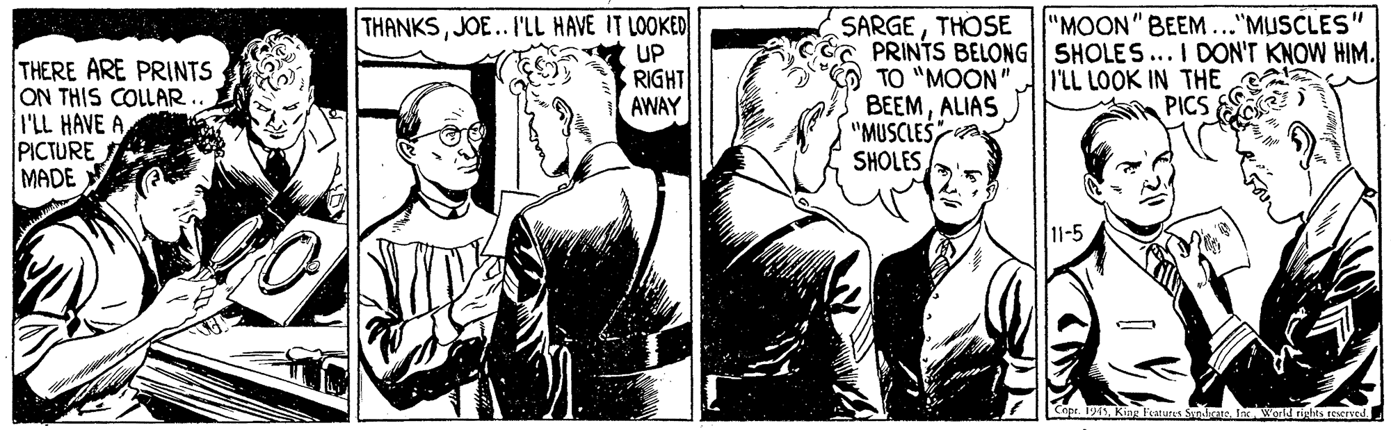 Radio Patrol Comic Strip 1945-11-05 | Comics Kingdom