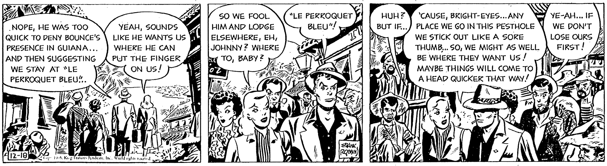 Johnny Hazard Comic Strip 1945-12-18 | Comics Kingdom