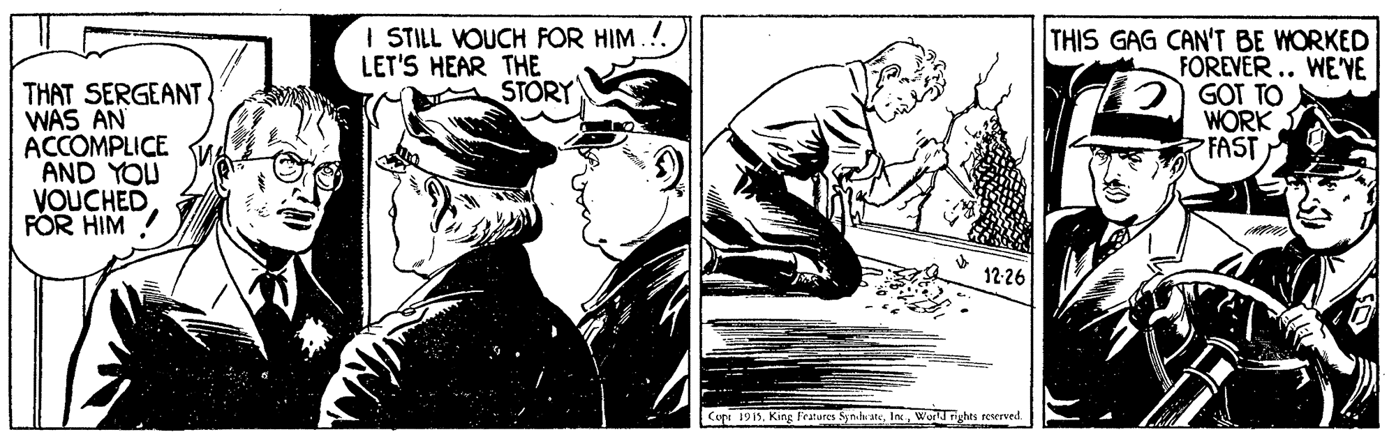 Radio Patrol Comic Strip 1945-12-26 | Comics Kingdom