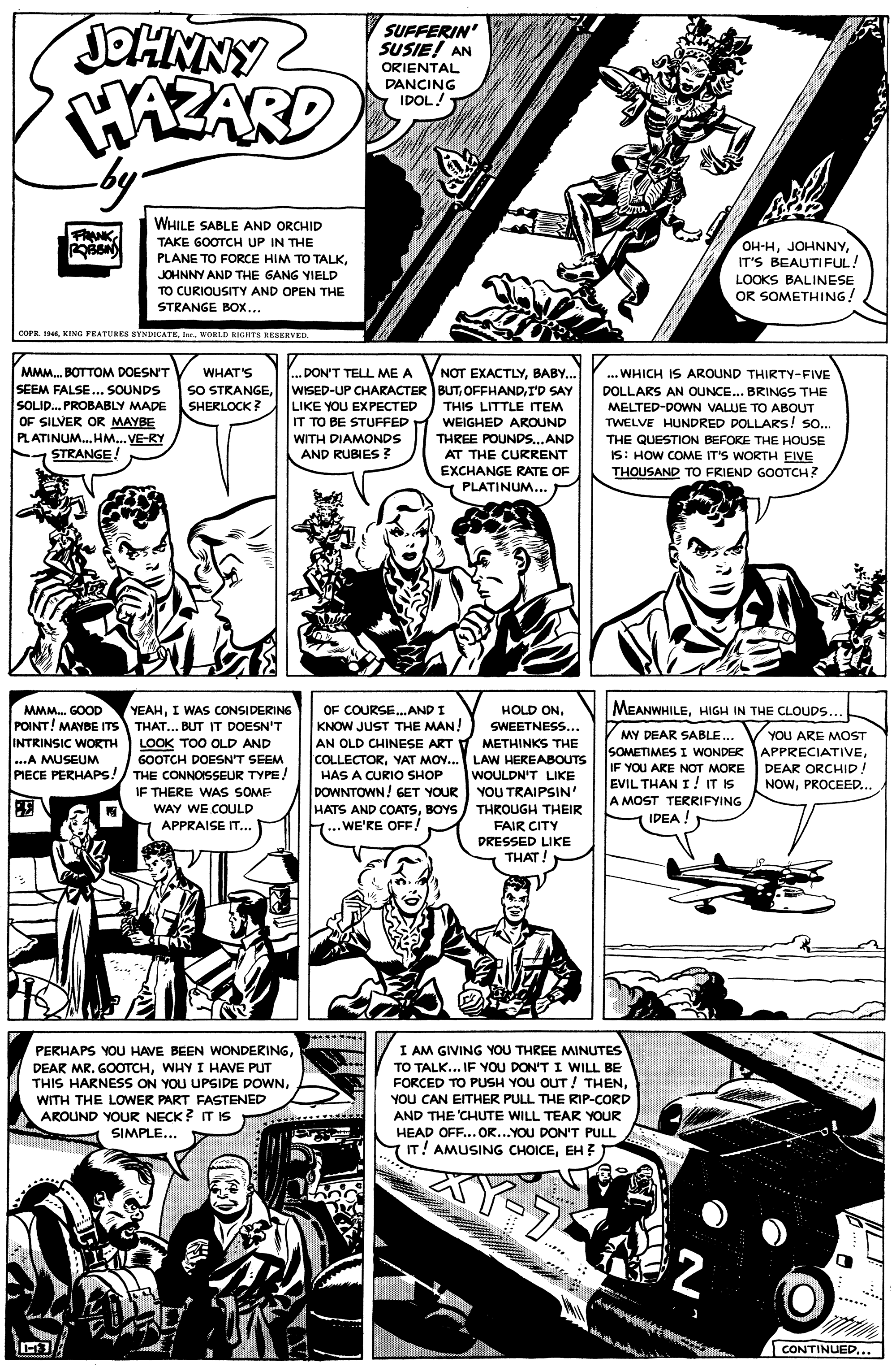 Johnny Hazard Comic Strip 1946-01-13 | Comics Kingdom